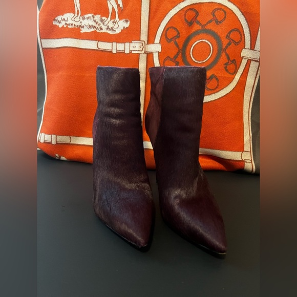 Sam Edelman | Shoes | Sam Edelman Sany Boots Maroon Calf Skin Sz 9 ...